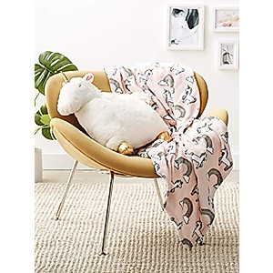 Amazon Basics Kids Bedding Nap Set with Unicorn Pillow and Fleece Throw Blanket