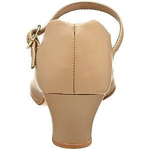 Capezio womens Jr. Footlight Character dance shoes, Caramel, 7.5 US