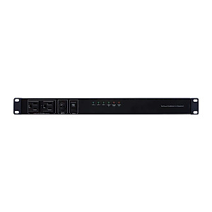 Monoprice 15 Amp Power Conditioner and Sequencer - 8 Outlets, 3 Zones, 1U Rack Mount, Black - Stage Right