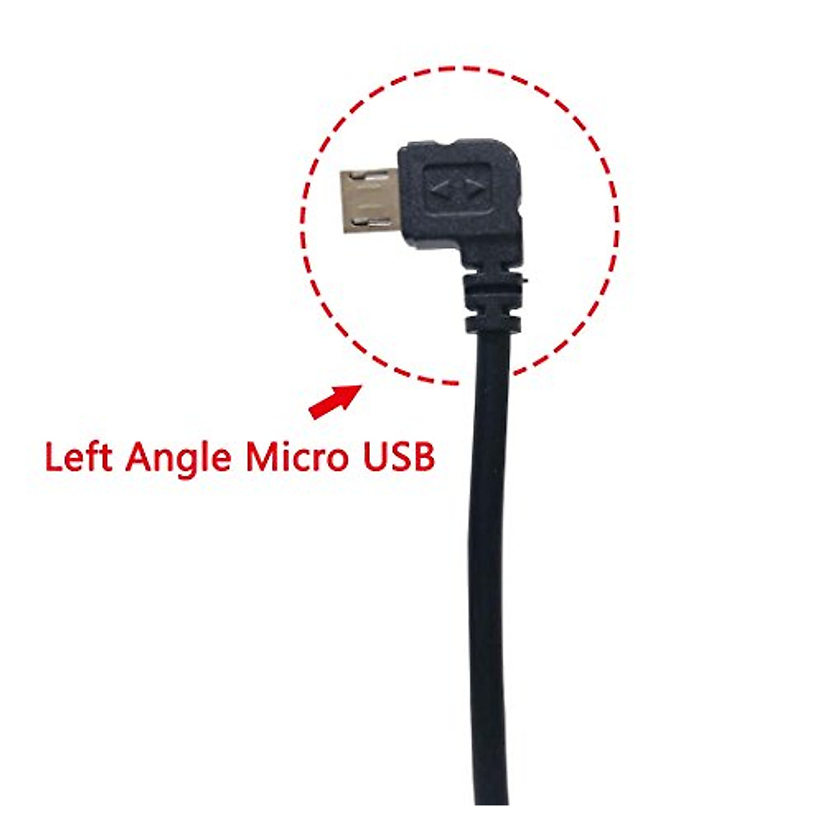 Dash Camera Hard Wire Kit With Left MicroUSB Direct Hardwire Car Charger Cable Kit For HD PRO & Micro USB Dashboard Camera Power Supply Car Charger GPS Car DVR Power Box(Left Angle Micro USB Fuse Kit)
