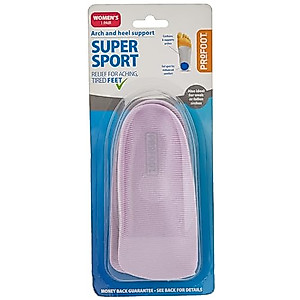 PROFOOT Super Sport Moulded Arch/Heel Support Women - Cushions & Supports Arches - Support Insoles
