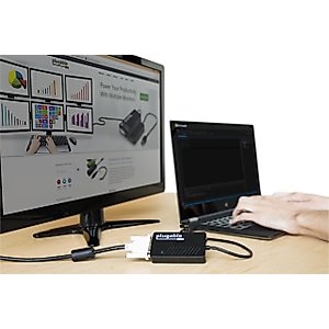 Plugable USB 3.0 to DVI/VGA/HDMI Video Graphics Adapter for Multiple Monitors up to 2048x1152 Supports Windows 11, 10, 8.1, 7, XP, and Mac 10.14+