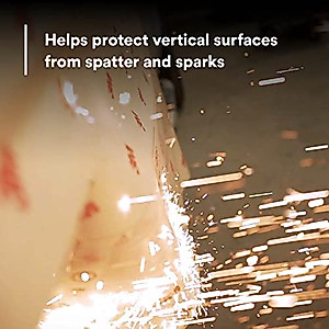 3M Welding and Spark Deflection Paper 05916, Flame Retardant, Adhesive Backing, Repositionable, 24 in x 150 ft