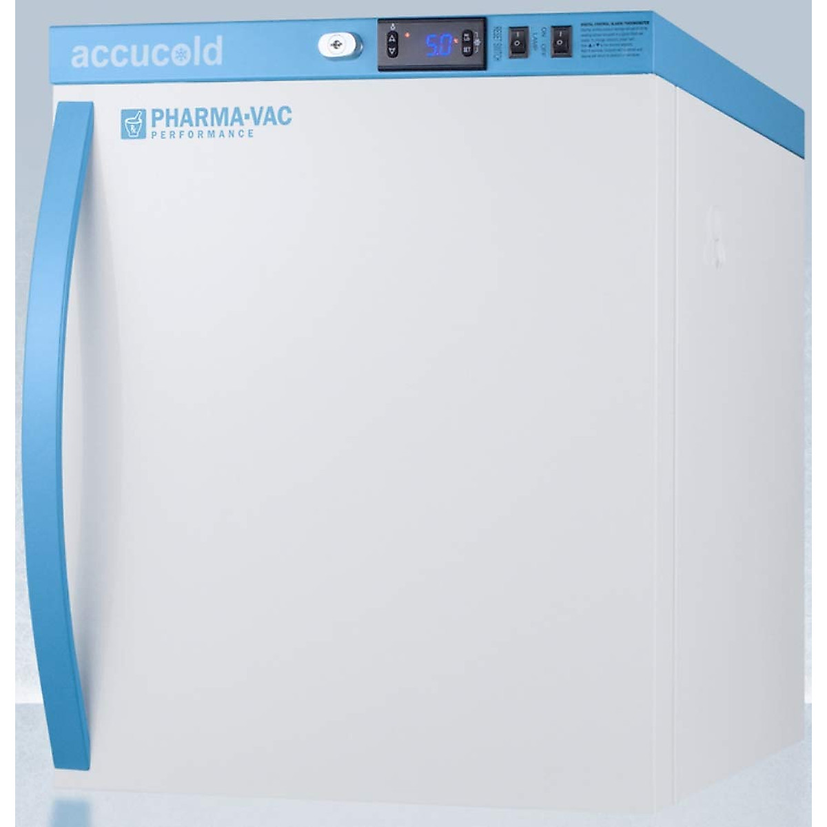 Summit Appliance ARS1PV Pharma-Vac Performance Series 1 Cu.Ft. Compact All-refrigerator for Vaccine Storage with Auto Defrost, Factory-installed Lock, Digital Thermostat, White