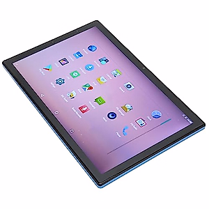 soobu 10in Tablet, 4G Network 5GWIFI HD Tablet 100‑240V for Android 11 Blue 6GB 256GB for Entertainment (US Plug)