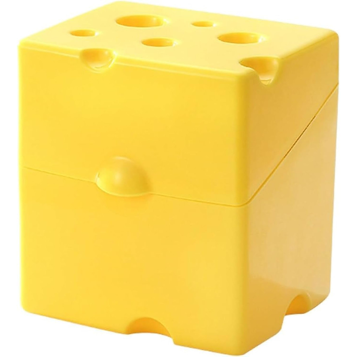 IbErsacs Sliced Cheese Storage Container Plastic Butter Block Cheese Slice Storage Box with Flip Lid Cheese Slice Holder Sliced Cheese Saver Keeper for Refrigerator Food