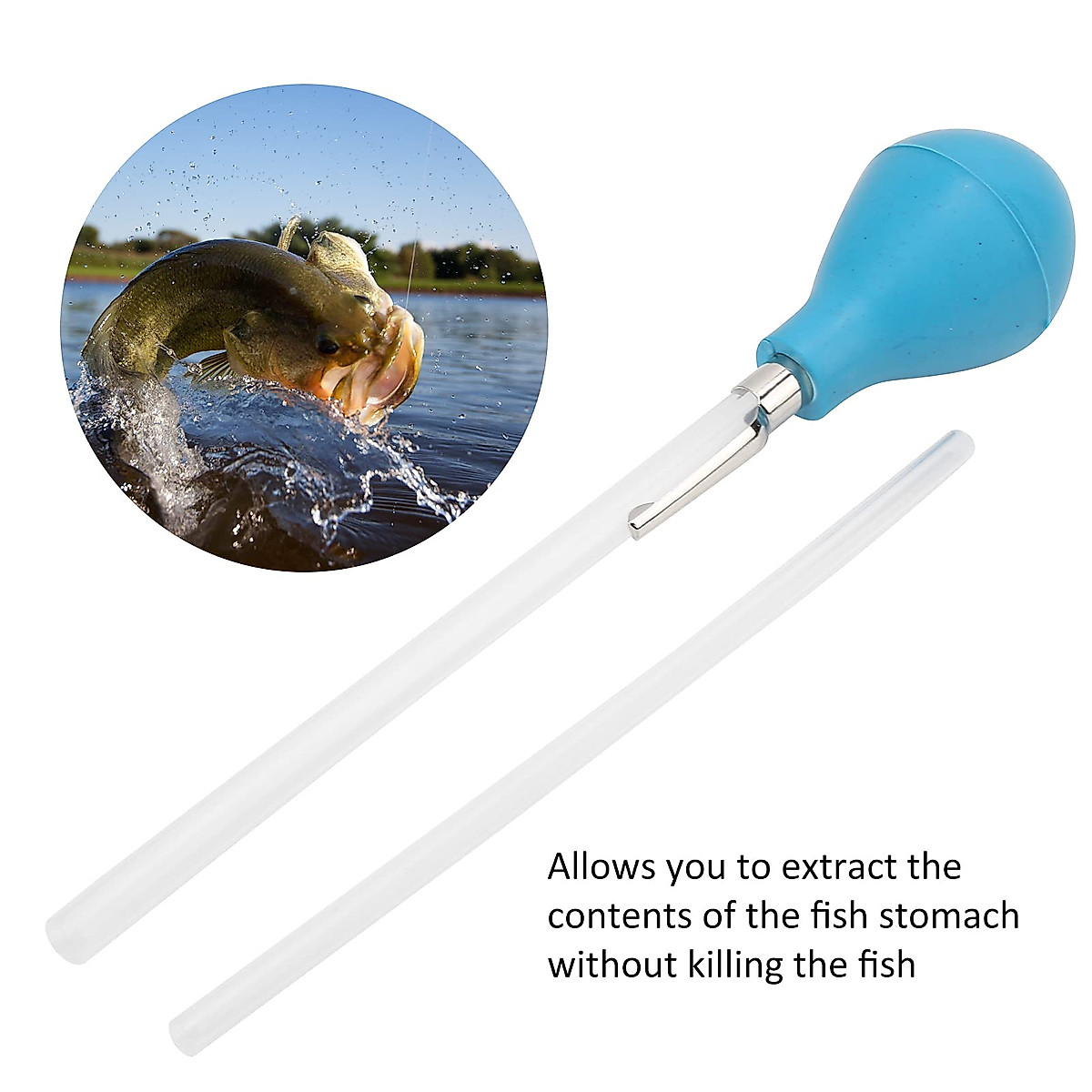 Fly Fishing Stomach Pump 8.1inch Tool for Outdoor Fishing Sports Accessories fishing tackle fishing