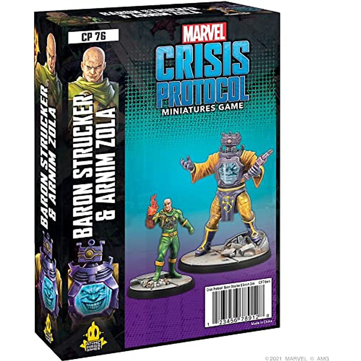 Marvel: Crisis Protocol Baron Strucker & Arnim Zola Character Pack - Unleash The Forces of Evil! Tabletop Superhero Game, Ages 14+, 2 Players, 90 Minute Playtime, Made by Atomic Mass Games