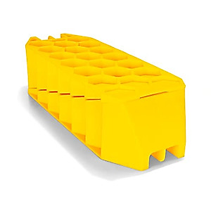 Camco Wedge RV Leveler, Set of 2 | Helps Your RV Appliances and Tanks Operate More Efficiently | Compatible with RVs with Parking Brakes | Yellow (44580)