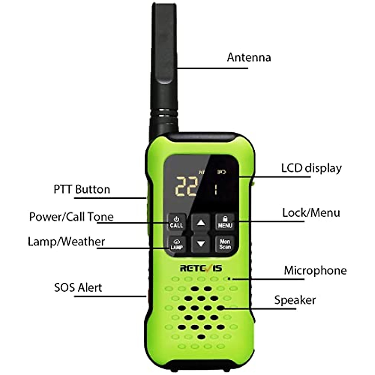 Retevis RT49P Floating Walkie Talkie, IP67 Portable Two-Way Radios, Waterproof Walkie Talkies Rechargeable, NOAA, Flashlight SOS Handheld Radios with Headset for Golf, Fishing, Hunting(4 Pack)