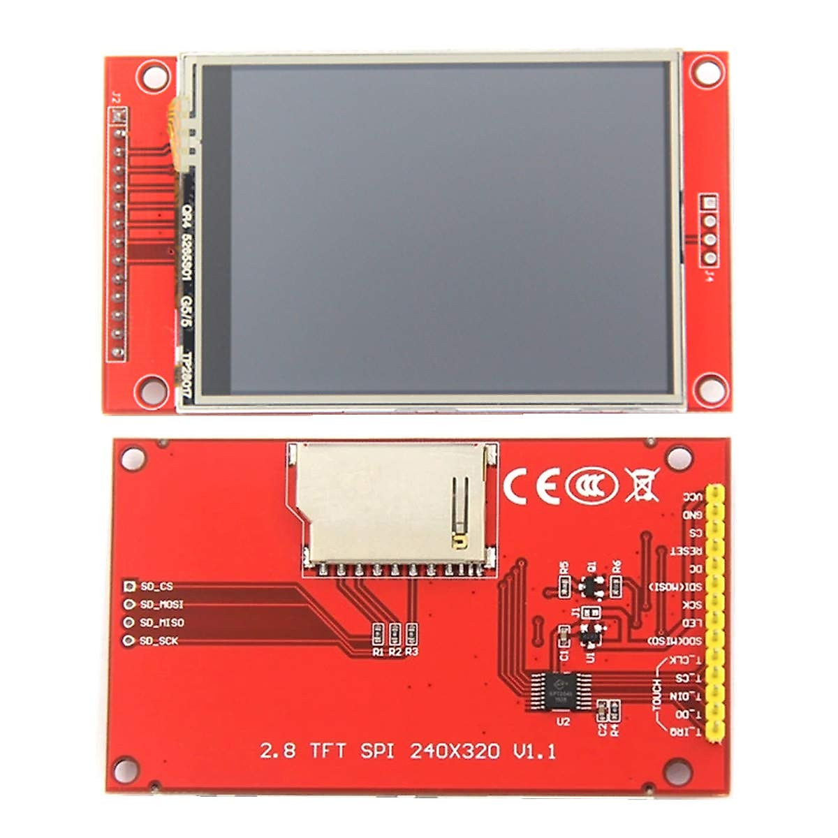 FainWan ILI9341 2.8" SPI TFT LCD Display Touch Panel 240X320 Module with PCB 5V/3.3V STM32 with Touch
