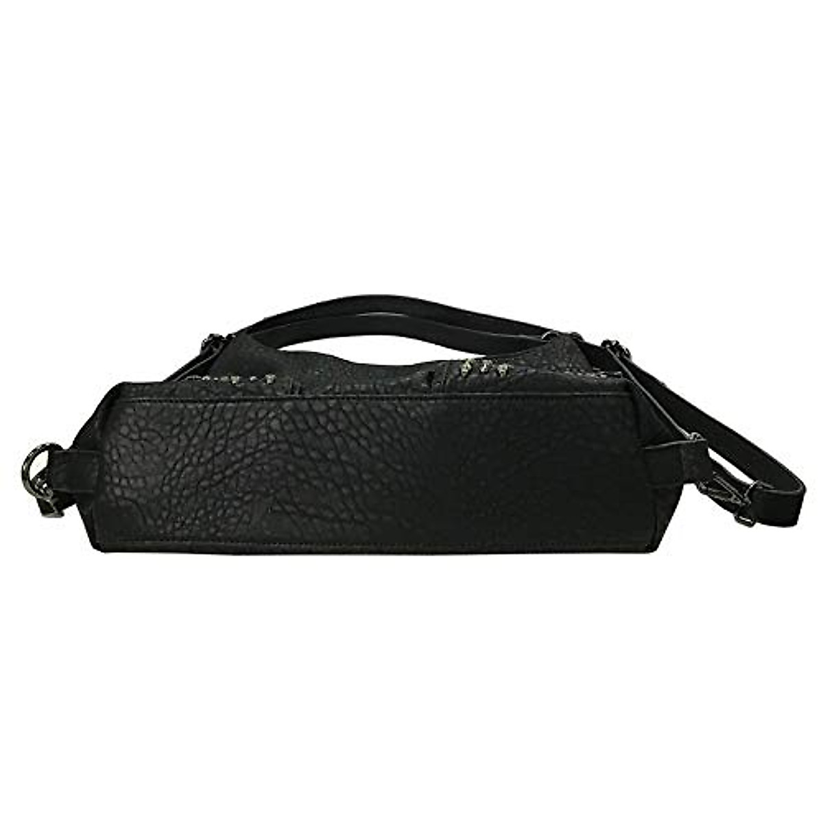 Over-size Studded Skull Shoulder Bag for Women and Men, 3 Ways Multifunction Backpack Punk Rivet Crossbody Bags Handbag and Pursesr Bags (Black-skull)