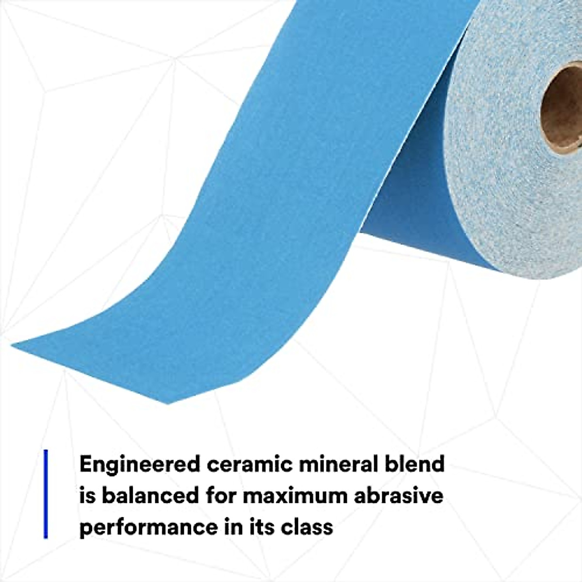 3M Stikit Blue Abrasive Sheet Roll, 36221, No Hole, 2-3/4 in x 30 yd, 180+ Grade, Automotive Sanding Roll Sandpaper for Coating Removal, Body Repair, Auto Sanding
