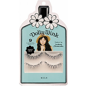Dolly Wink Koji False Eyelashes #9 Natural Dolly