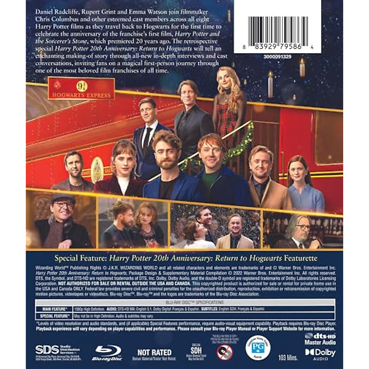 Harry Potter 20th Anniversary: Return to Hogwarts (BD) [Blu-ray]