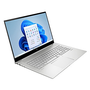 HP Envy 17t CG 17.3" Touch FHD Laptop (Intel i7-1195G7 4-Core, 16GB RAM, 128GB SSD + 1TB HDD, Intel Iris Xe, 1920x1080, Backlit KB, FP Reader, WiFi 6, BT 5, Win11H) w/Hub