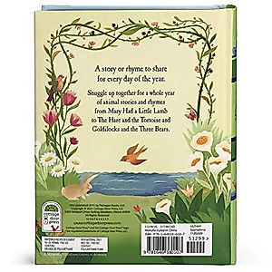 365 Animal Stories and Rhymes: Short Nursery Rhymes, Fairy Tales and Bedtime Collections for Children (Children's Padded Storybook Treasury)