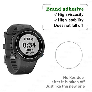 iDaPro Screen Protector for HUAWEI GT 2 pro Watch [4 Pack] GT2 pro Tempered Glass Anti-Scratch Bubble-Free Easy Installation