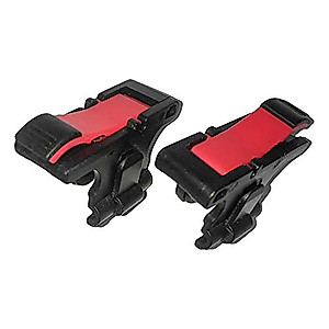 schicj133mm Mobile Game Direction Shooting Controller，Game Controller Gamepad Left Right Mobile Phone Gaming Triggers for PUBG，More Game Black