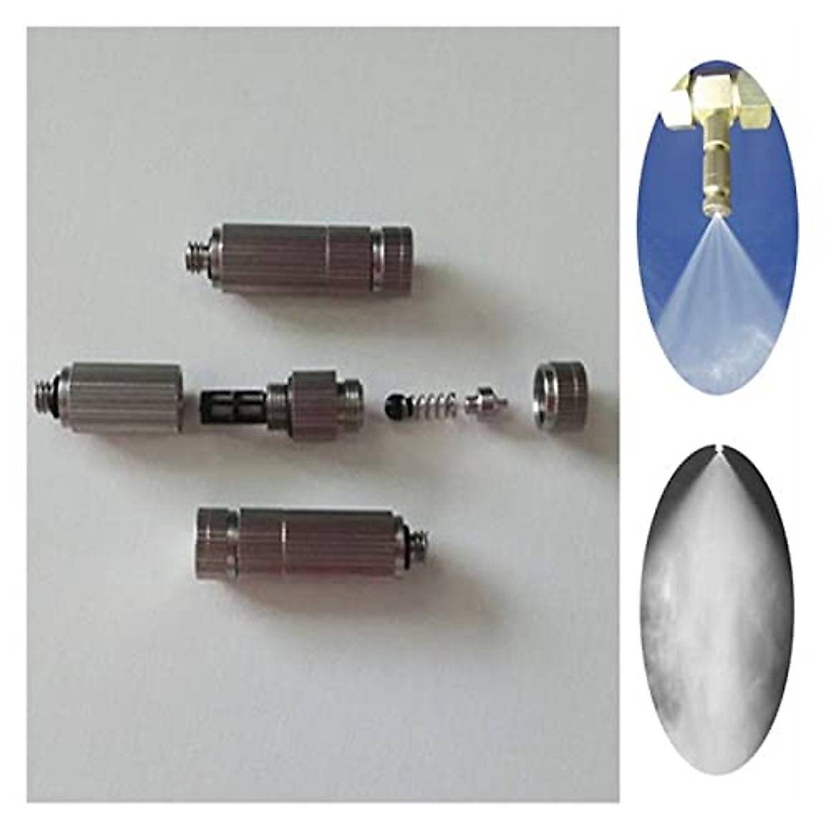 Gardening Irrigation Dripper 1PCS Watering Spray Nozzle High Pressure Spray Garden Spray Nozzle for Spray Cooling System 0.1mm-0.5mm (Color : 0.4mm)