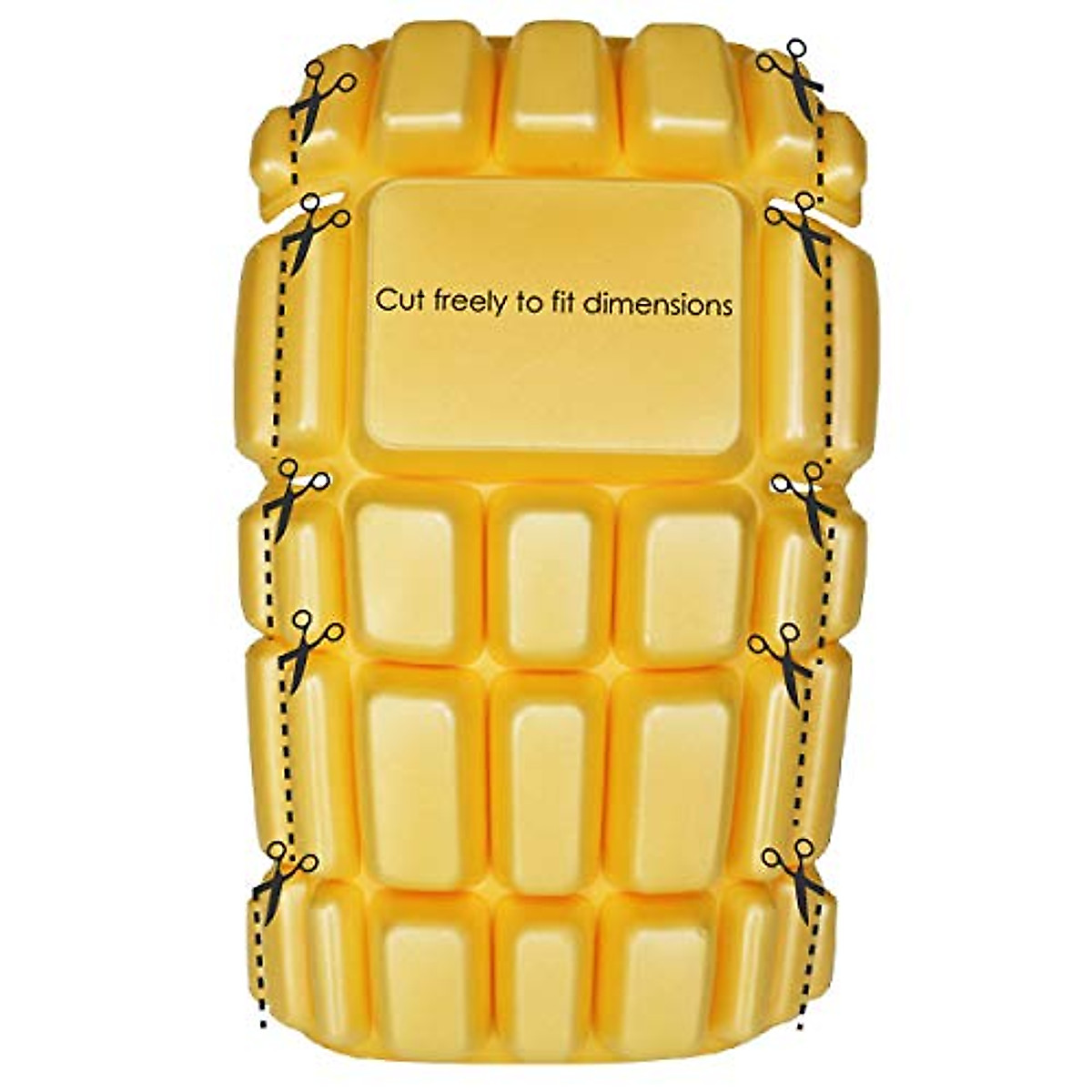 AMANEEST 3 Pairs Heavy Duty Foam Knee Pad Inserts for Work Pants,Cargo Pants Knee Pads,Gardening Knee Pads 9.45''x6.6''