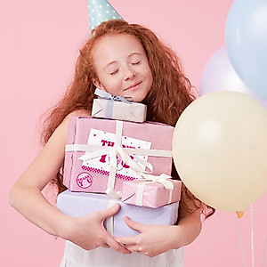 Whaline 20 Set One Happy Dude Thank You Greeting Cards with Envelopes and Stickers Hot Pink Smile Face Thank You Cards for Back to School Wedding Baby Shower Graduation Baby Bridal Birthday