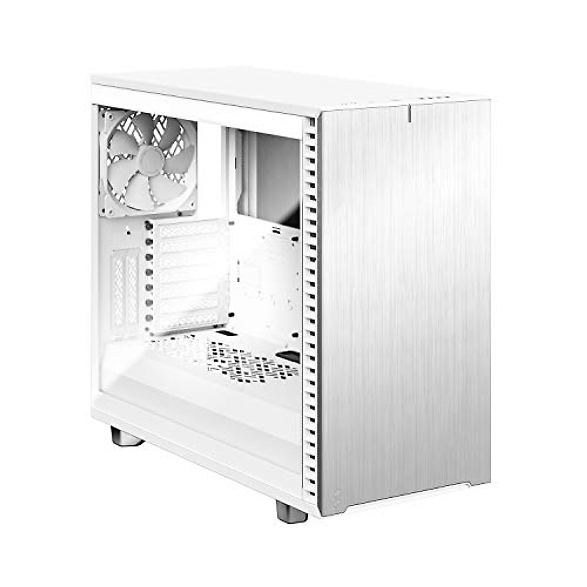 Fractal Design Define 7 White Brushed Aluminum/Steel E-ATX Silent Modular Tempered Glass Window Mid Tower Computer Case