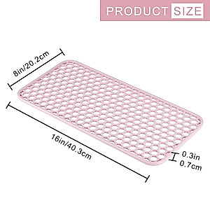 Large Heat Resistant Mat for Hair Styling Tools, Silicone Heat Pad for Curling Iron, Portable Travel Flat Iron Mat for Hair Straightener, Curler Wand, Hot Waver (Pink)