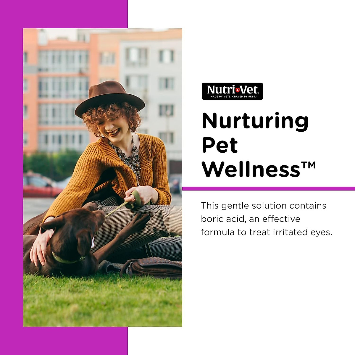 Nutri-Vet Wellness Eye Rinse Liquid for Dogs [Set of 2]