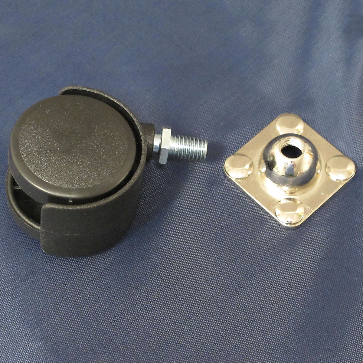 Household Essentials 2030 Pop-Up Laundry Hamper on Wheels with Drawstring Closure | Shoulder Strap to Carry Clothing | Blue