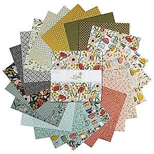 Riley Blake Designs Riley Blake Tea with Bea 10'' Stacker 42 Pcs, Multi