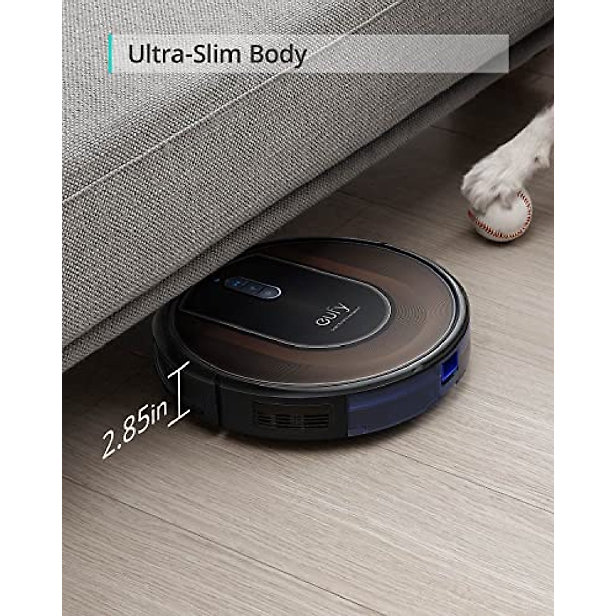 eufy by Anker, RoboVac G30 Hybrid, Robot Vacuum with Dynamic Navigation 2.0, 2-in-1 Vacuum and Mop, 2000 Pa Suction, Wi-Fi, Boundary Strips, Ideal for Pet Owners