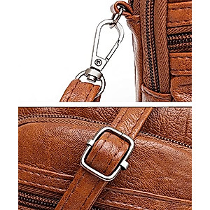 YFGBCX Small Crossbody Bag Cell Phone Purse Wallet with Multiple Compartments, Soft PU Leather Small Wallet Phone Bag Shoulder Bag