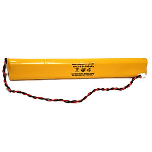 (5 Pack) BAT9.6V700 9.6v 900mAh Exit Sign Emergency Light ELBB003 ELB-B003 NiCad Battery Replacement ELB-B004 ELBB004 OSA228 CUSTOM-306-U BBAT0044A BAA-96 BBAT0043A