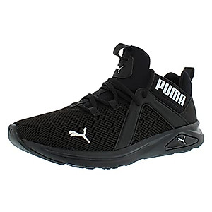 PUMA Men's Enzo 2, Puma Black-Puma White, 10