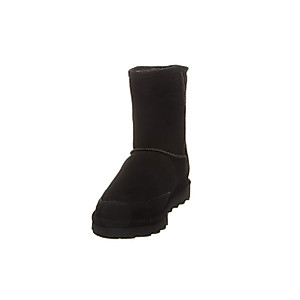 BEARPAW Men's Brady Black Size 9 | Men's Fashion Boot | Men's Slip On Boot | Comfortable Winter Boot