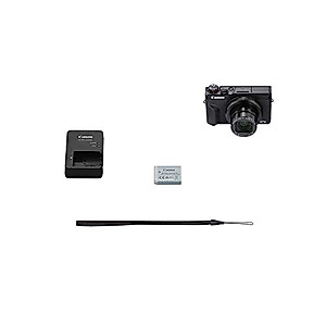 Canon PowerShot Digital Camera [G7 X Mark III] with Wi-Fi & NFC, LCD Screen and 4K Video - Black (Renewed)