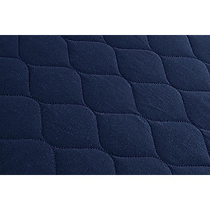 DHP Dana 6 Inch Quilted Twin Mattress with Removable Cover and Thermobonded Polyester Fill, Blue
