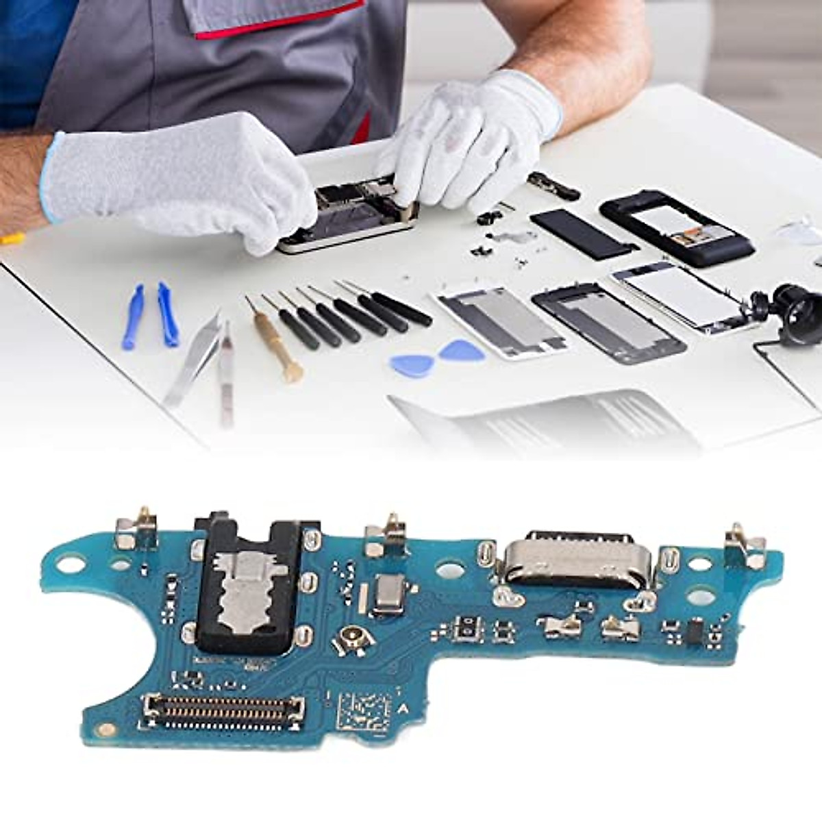 Cable, USB Charging Port PCB Cable Perfect Fit for Cell Phones (for A025F European Version)