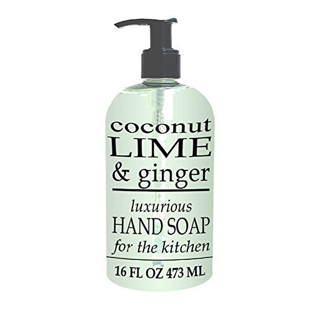 Greenwich Bay Trading Co. Luxurious Hand Soap For The Kitchen, 16 Ounce, Coconut Lime & Ginger