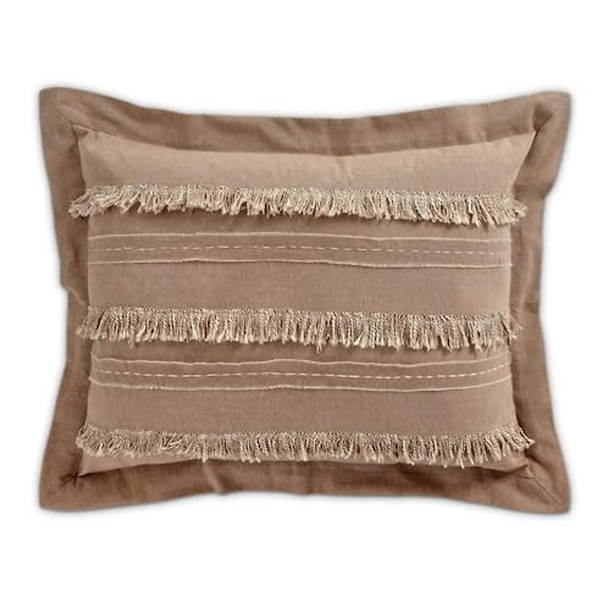 Michael Amini Country Lane 8-Piece King Duvet Set - Toast, Beige