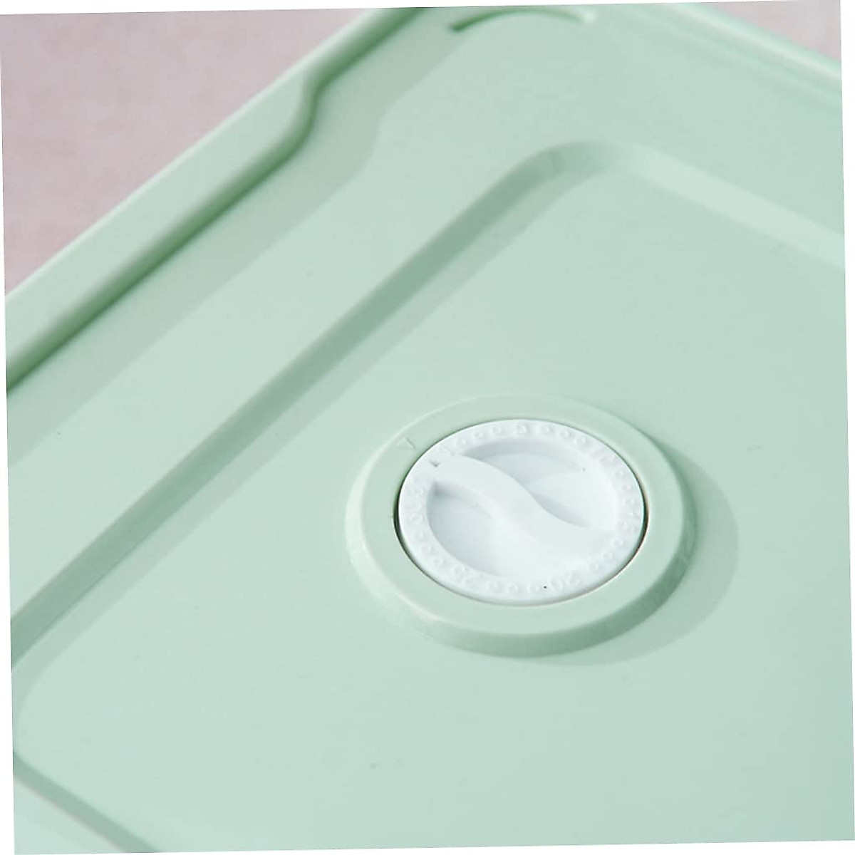 apofly 3PCS Fridge Food Holder Dumpling Storage Box Case Food Organizer Tray Container Single Layer Stackable with Lid Plastic Green