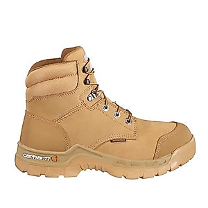 Carhartt Men's 6 inches Rugged Flex Waterproof Soft Toe Work Boot, Wheat - 9.5 M US