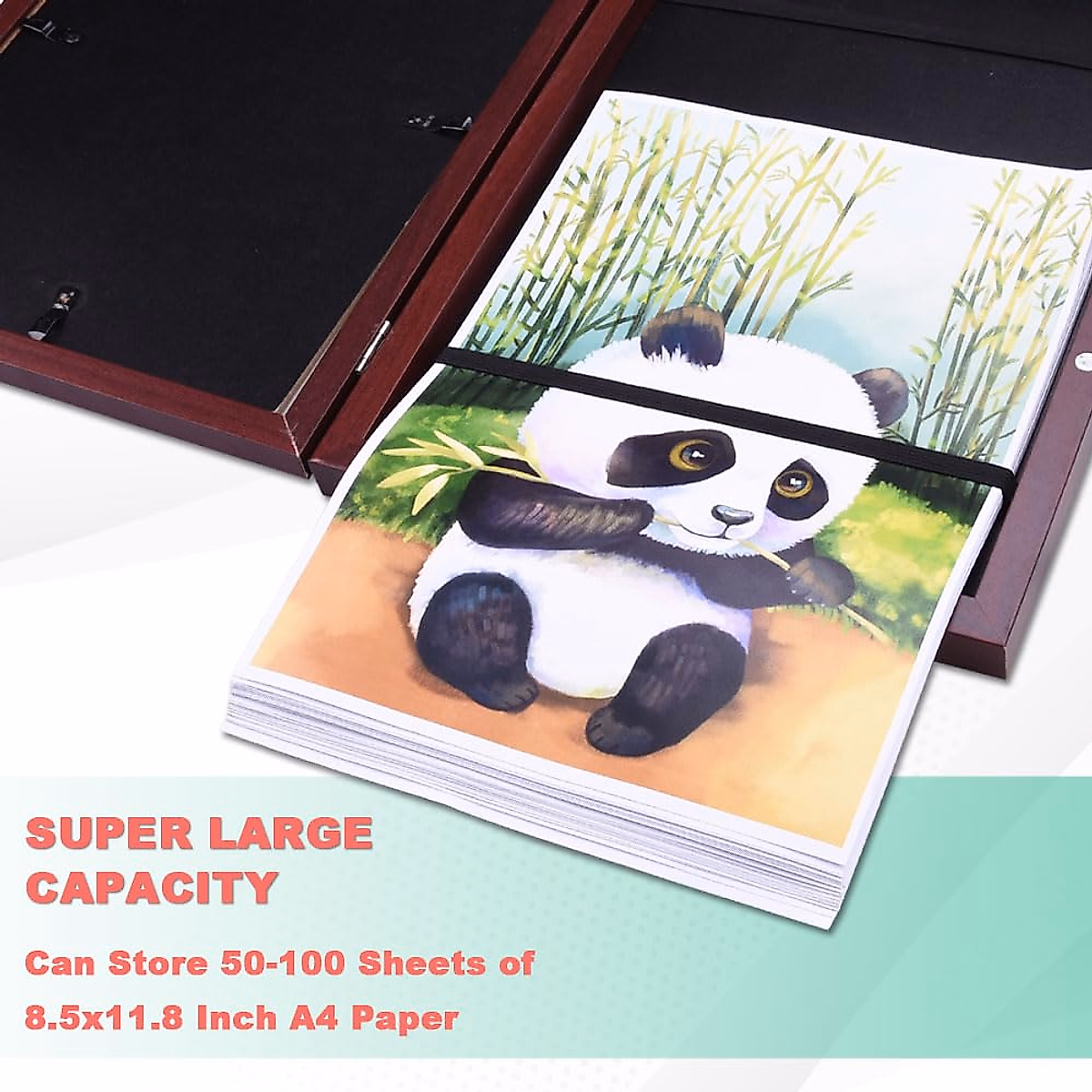 DORUIMI Kids Art Frame, 8.5x11 Kids Art Display Frames Front Opening, Kids Artwork Frames Changeable, Artwork Display Storage Frames A4 Picture for Children Art Projects Home Office Drawing Storage