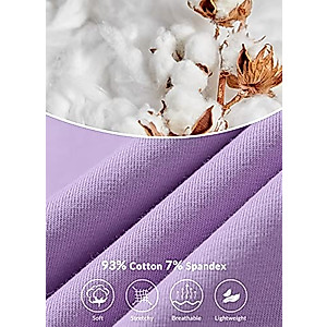 BALEAF Cotton Workout Tops for Women Tank Tops Sleeveless Shirts Wide Straps Yoga Comfy Soft Stretch Crewneck Casual Athletic Running Purple M