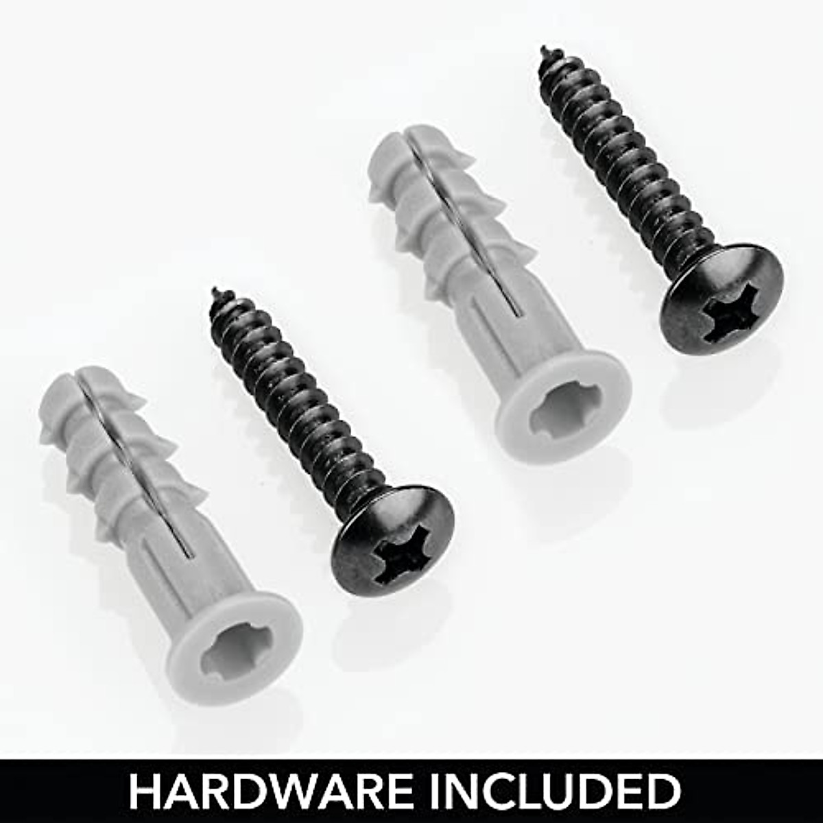 mDesign Floating Wall Mounted Frames, Decorative Steel Metal Geometric Vertical Display for Photos, Plants, Nesting Cube Shadow Shelf Box for Living Room, Bedroom, Bathroom, Set of 3, Matte Black