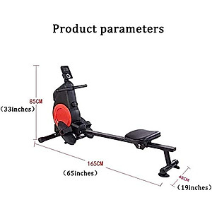 Foldable Rowing Machines Rowing Machine for Home Use Foldable Silent Magnetic Control, Aerobic Exercise Fitness Equipment, Male and Female Weight Loss Muscle Training Water Ro