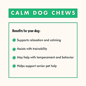 iHeartDogs Hemp Calming & Mobility Chews for Dogs - Dog Anxiety Relief Bites with Hemp - Bacon Flavored Dog Calming Treats for Anxiety, Stress, & Joint Movement