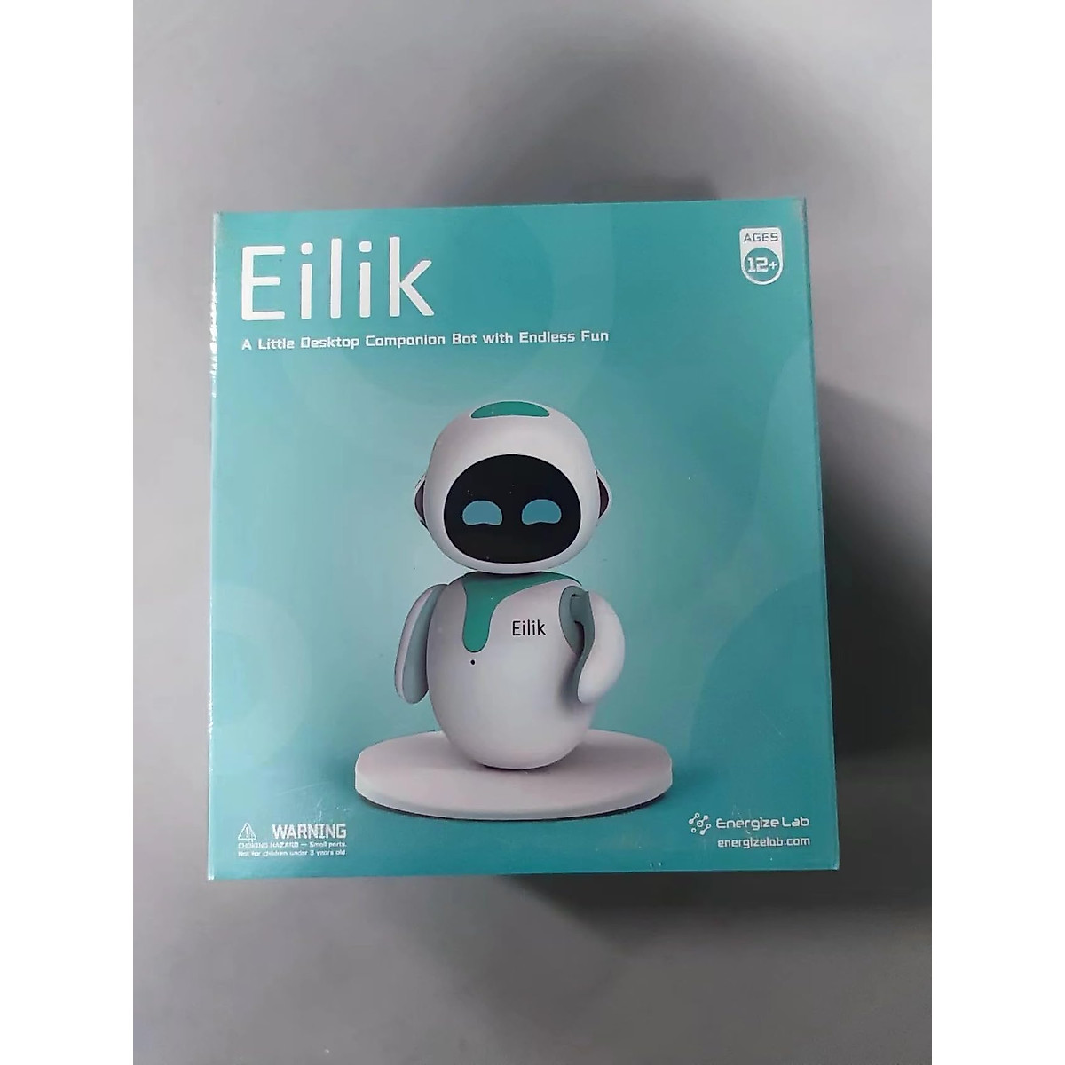 Eilik - Cute Robot Pets Toys with Abundant Emotions, Animations & Mini-Games, Your Perfect Desk Touch Interactive Companion, Holidays & Birthdays Gifts for Girls & Boys.