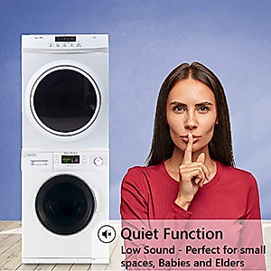 Equator 110V Comp. Laundry Centre 1.6 cf Washer+Vented 3.5 cf Sensor/Refresh Dry